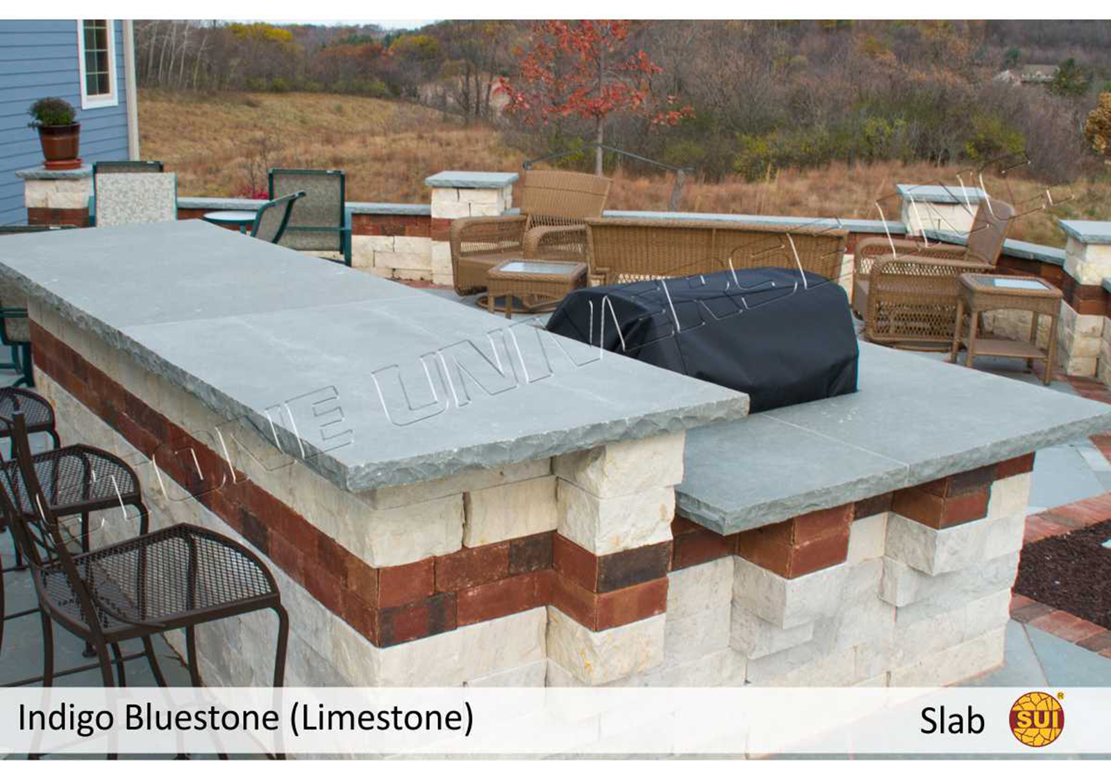 Stone Universe Inc. Indigo Bluestone (Limestone) | Landscape Architect