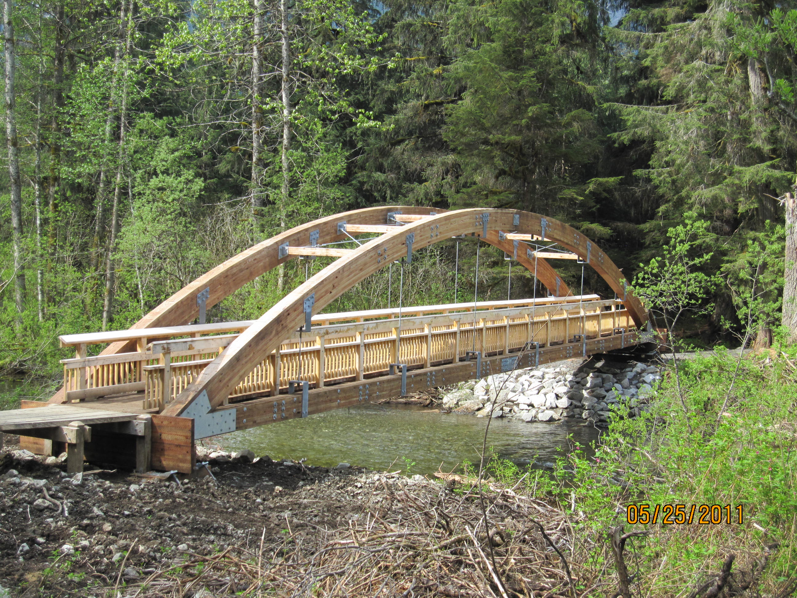Western Wood Structures Pressure Treated Glulam Bridges | Landscape ...