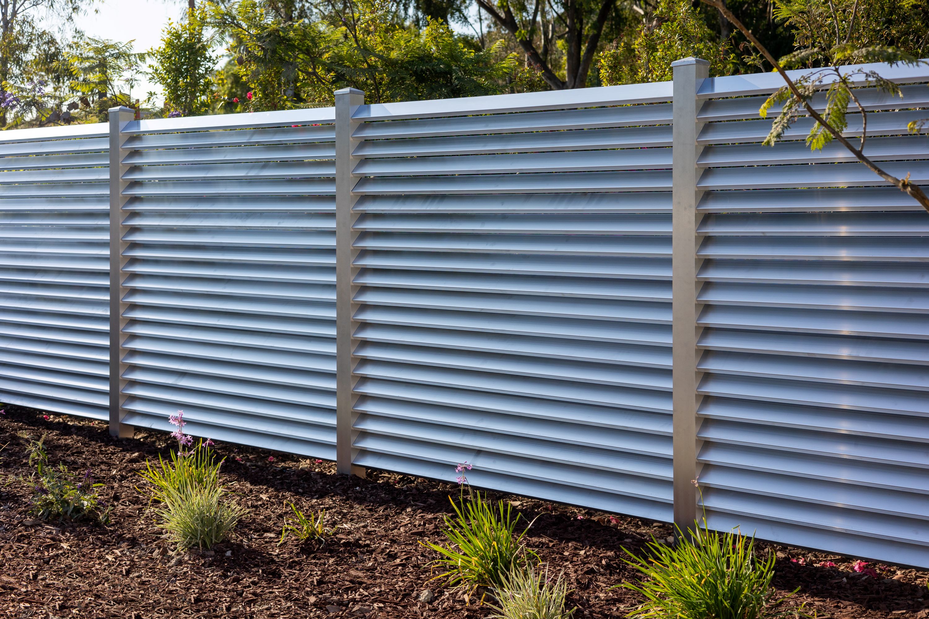Greenfield Metal Systems, Inc. 6' Louvered Aluminum | Landscape Architect