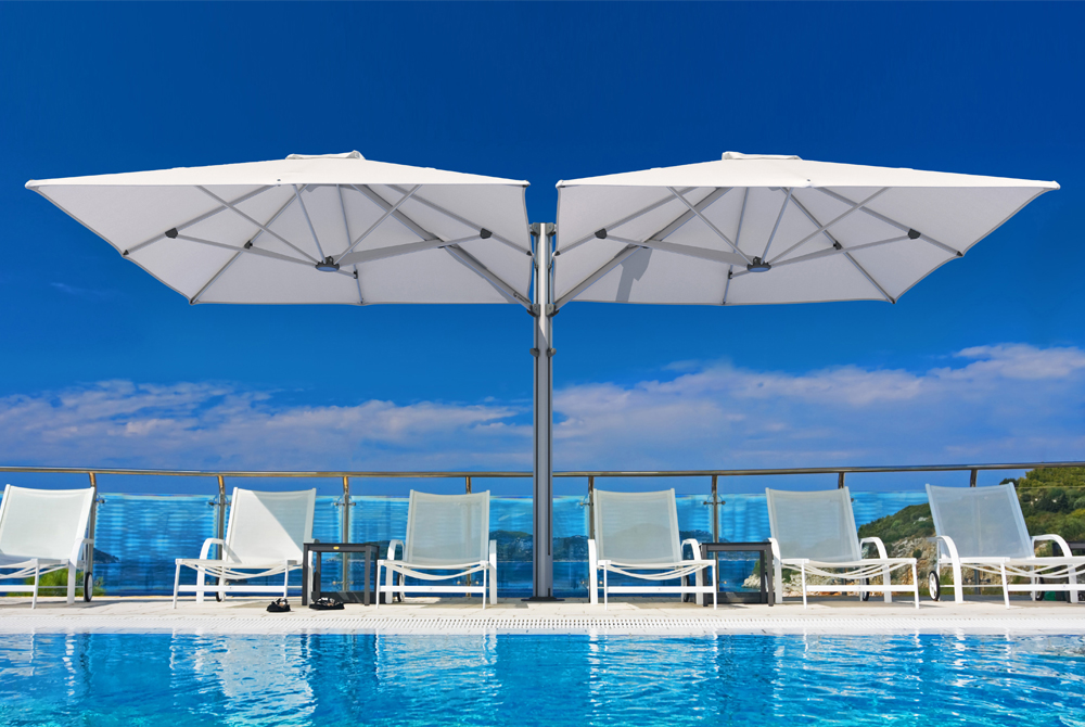 Shadowspec Umbrellas Shadowspec Unity™ - Multi Canopy Cantilever ...