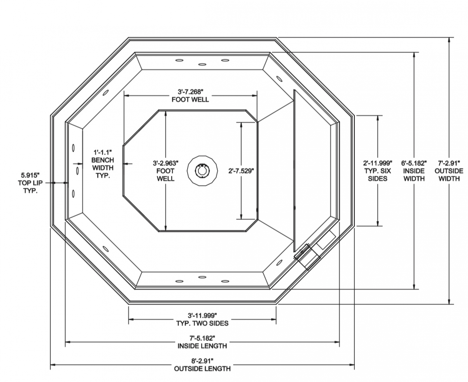 Bradford Products Classic Residential Spas | Landscape Architect