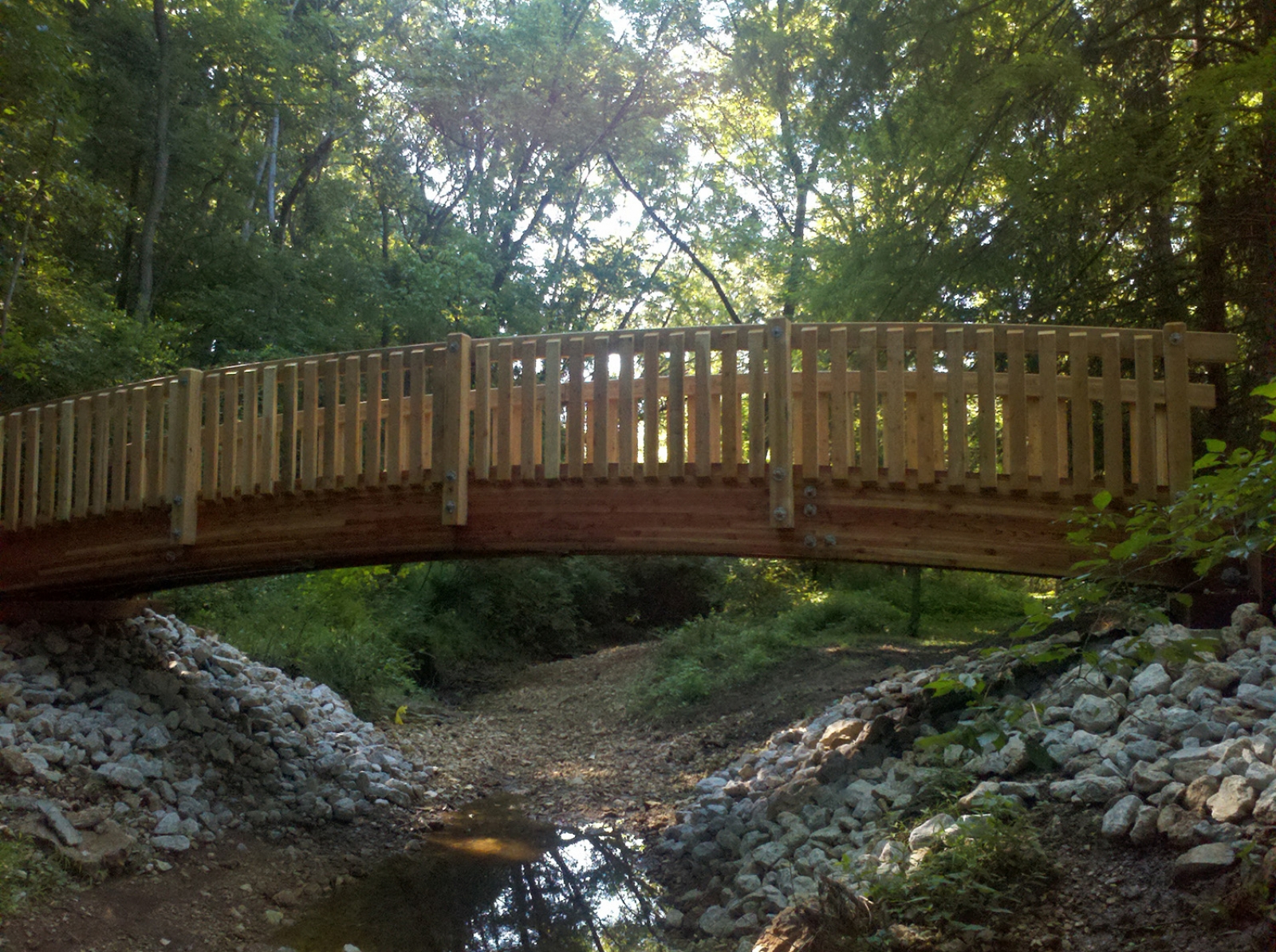 Western Wood Structures Pedestrian Timber Bridge | Landscape Architect